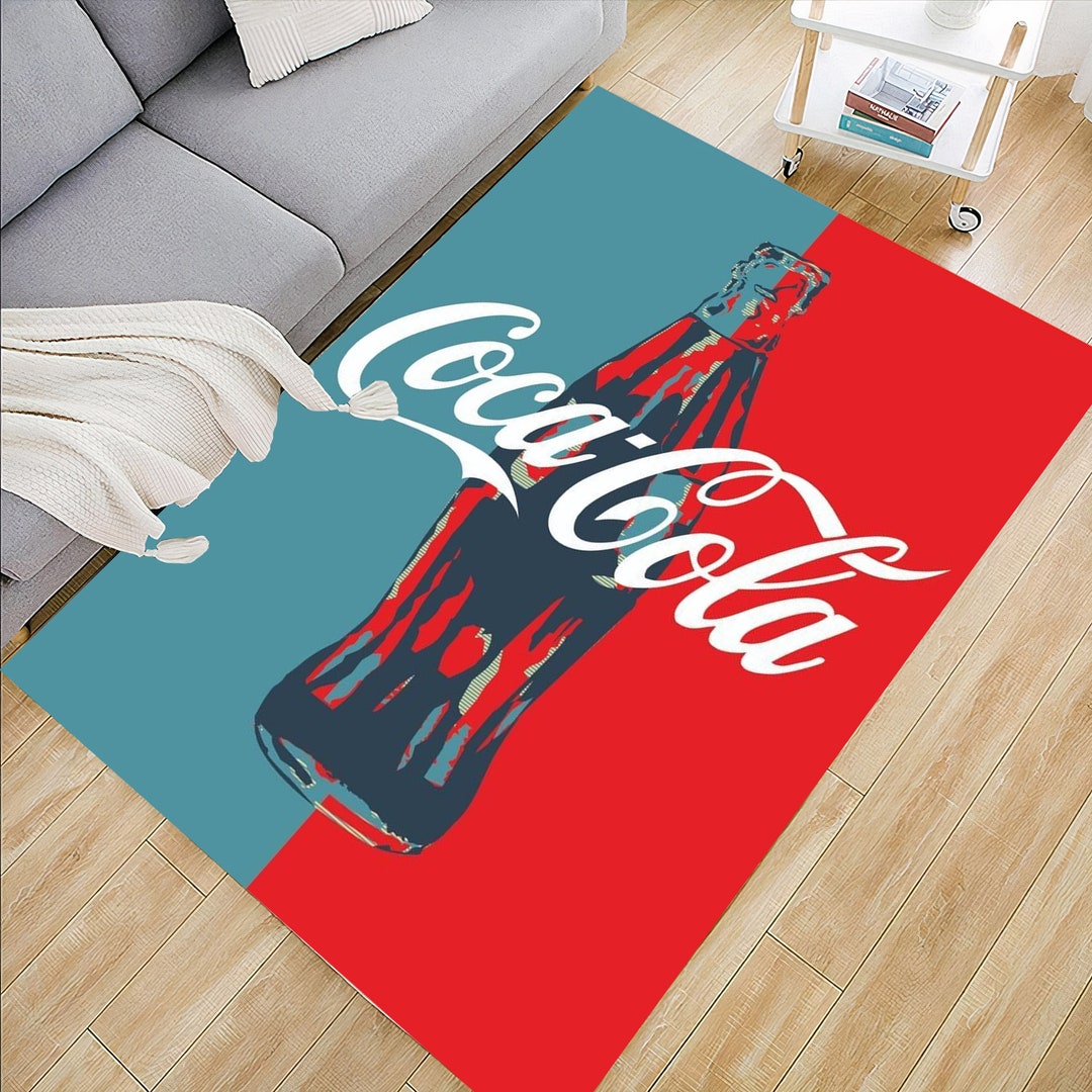 Coca Cola Rug,drink Rug,retro Cocacola Rug,coke Rug,ice Cold Rug,cola ...