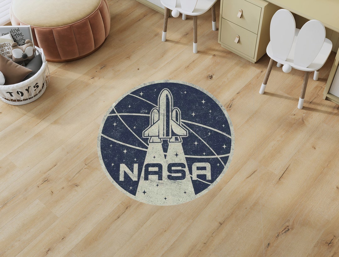 NASA Rug,nasa Area Rug,round Custom Rug,space Rug,nasa Carpet,living ...