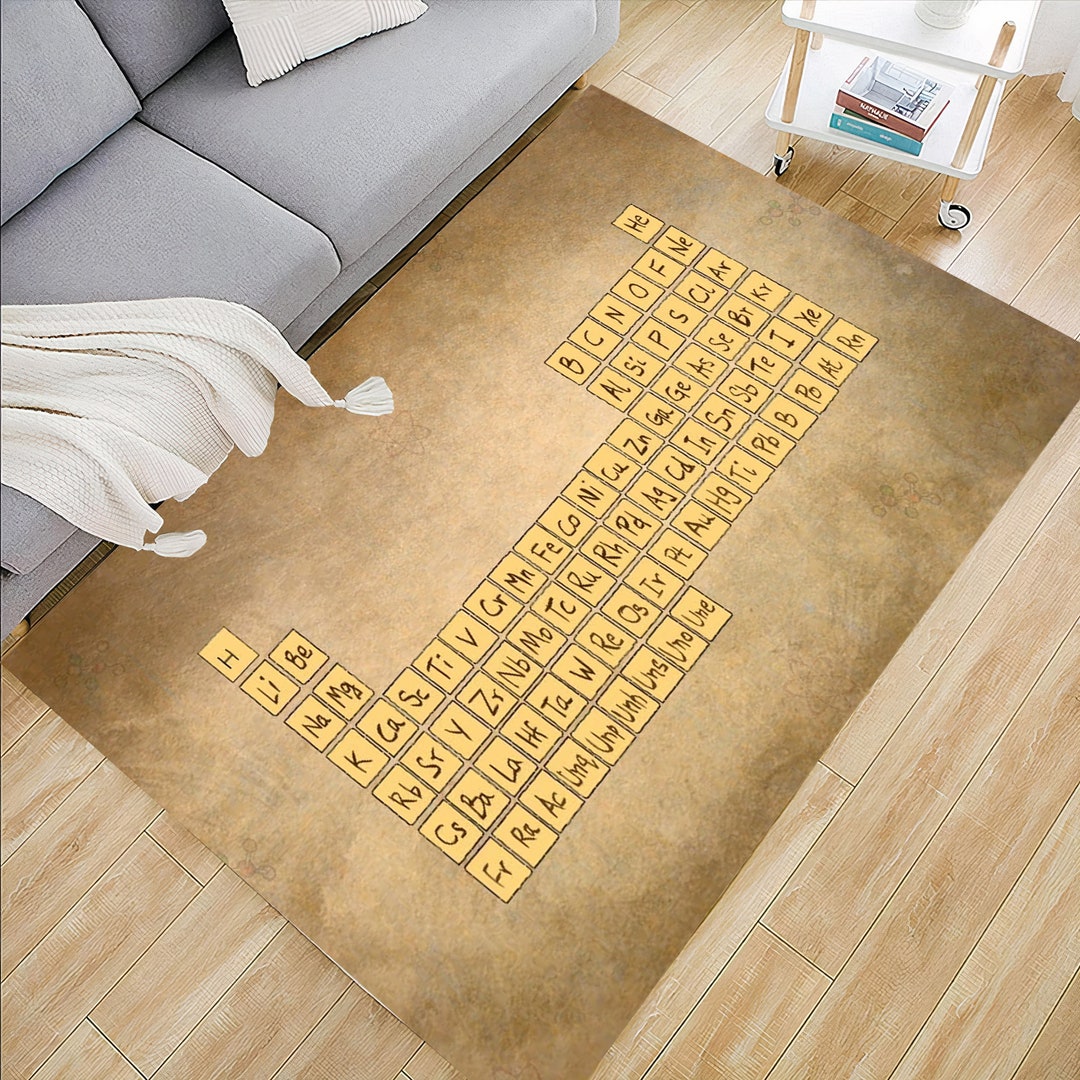 Elements Rug,periodic Table Rug,chemistry Rug,educational Rug,nursery ...