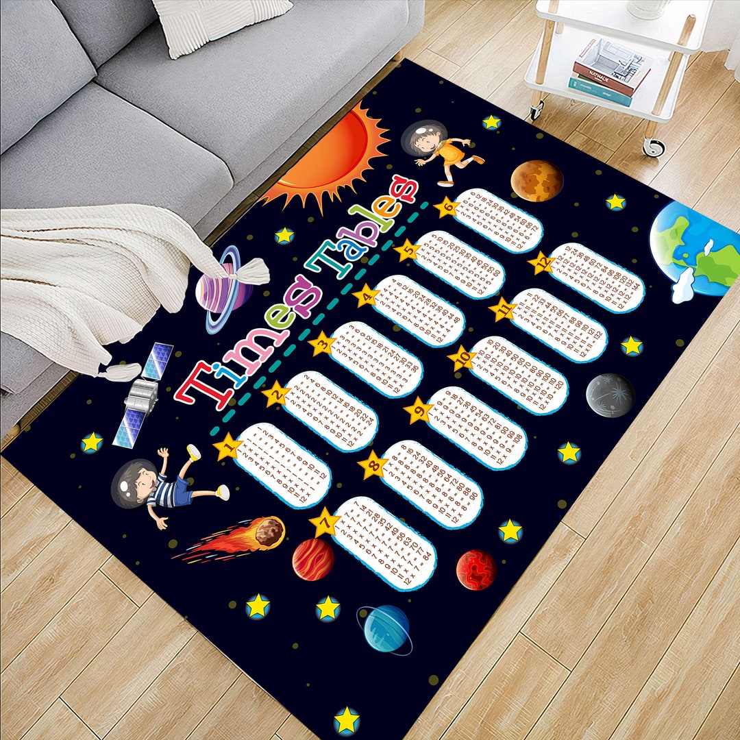 Times Table for Kids,math Rug,multiplication Table Rug,educational Rug ...