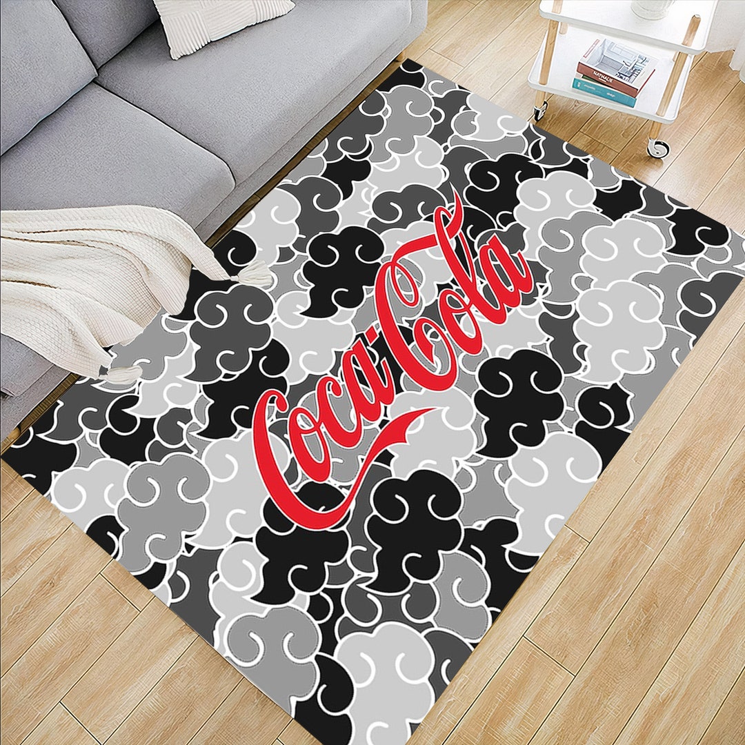 Cocacola Rug,coca Cola Text,coke Pattern Rug,colorful Rug,boys Room Rug ...