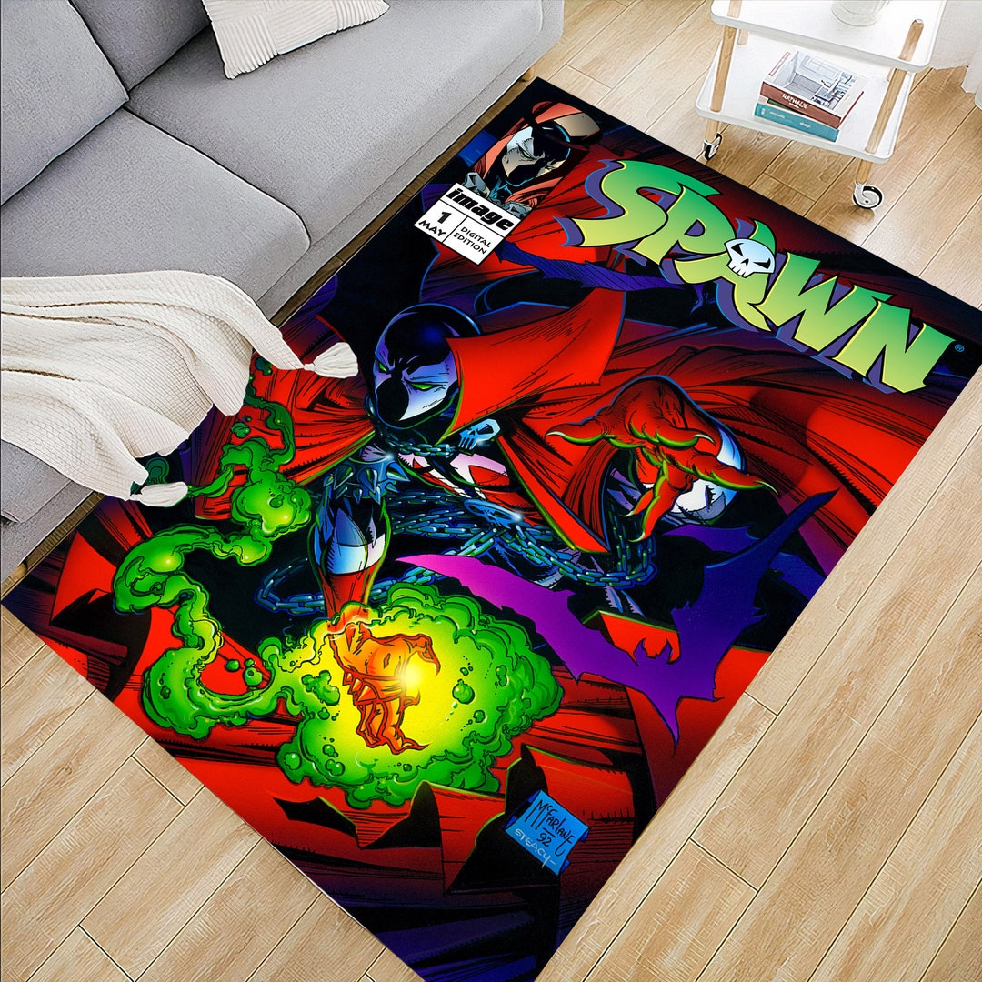 Spawn Hero Rug,comic Book Carpet,superhero Floor Mat,spawn Art Rug ...