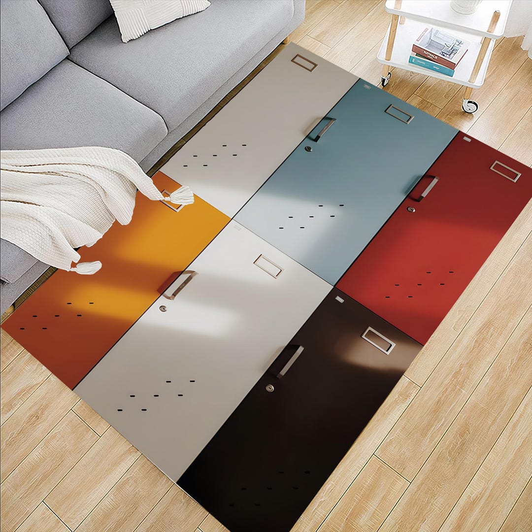 Industrial Rug,locker Carpet,unique Rug,minimalist Rug,abstract Rug ...