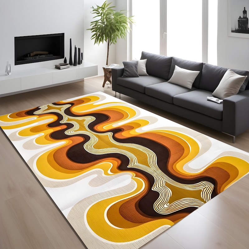 Funky Rug - Etsy