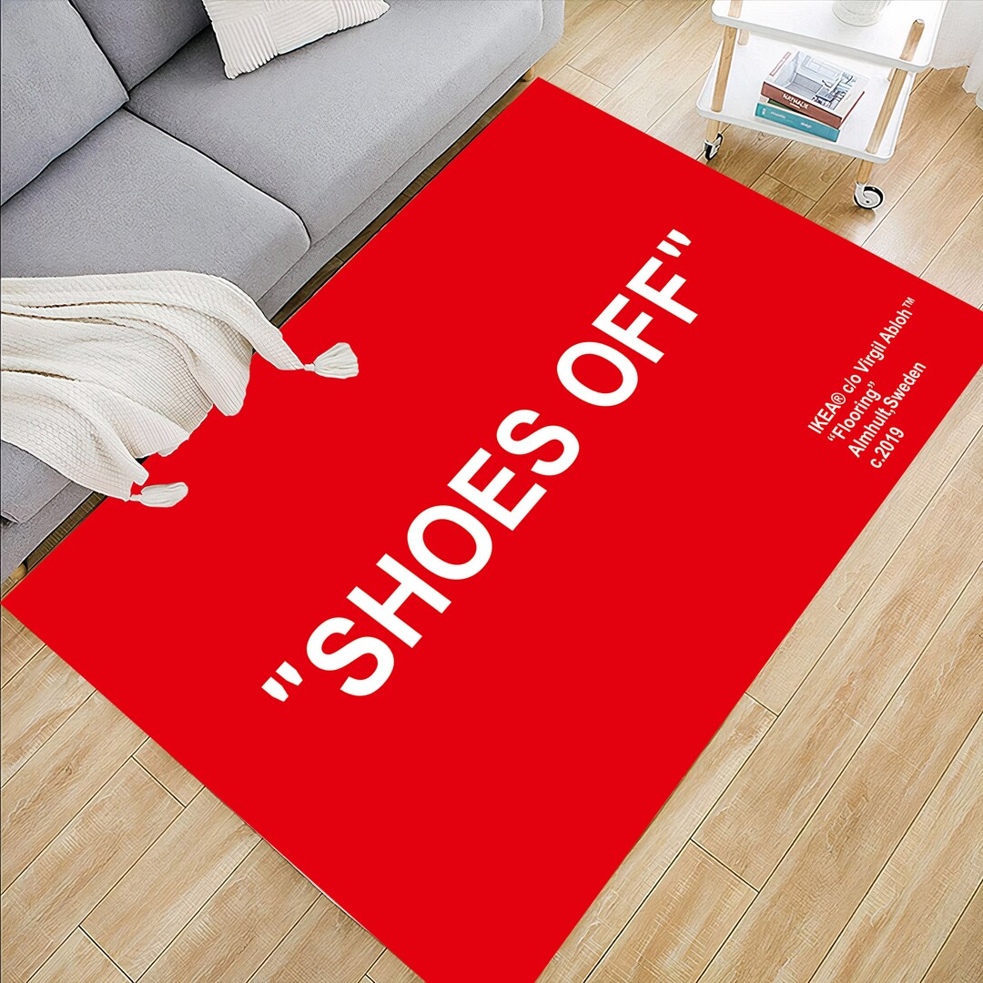 Sneakers Rug,shoes off Rug,hypebeast Rug,hypebeast Decor,rug for Living ...