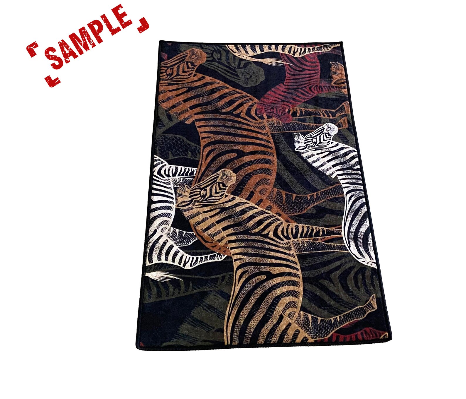 Zebra Rug, Animal Rug, Jungle Rug, Colorful Rug,boys Room Rug,creative ...