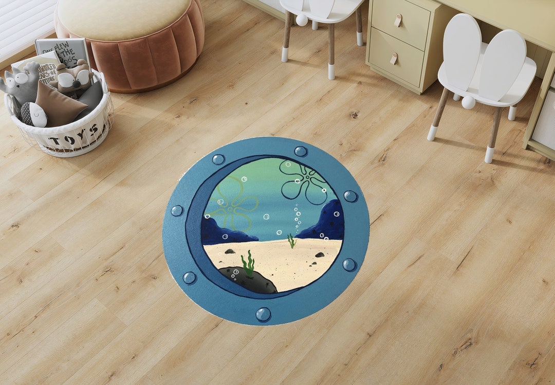Submarine Rug,submarine View Rug,living Room Rug,sea Landscape Rug ...