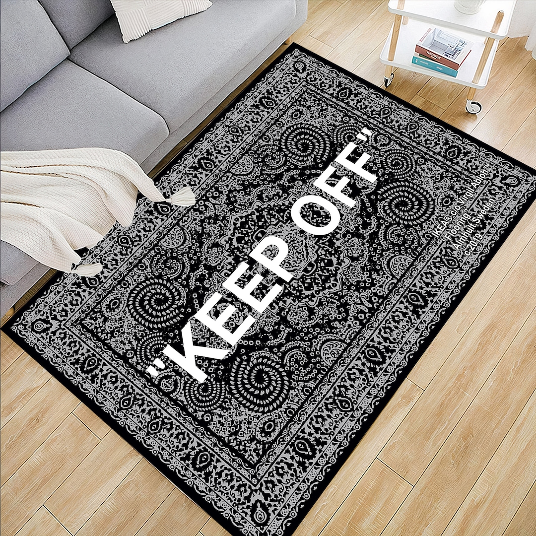 Keep off Carpet,keep off Rug,keep off Design,living Room Rug,kitchen ...