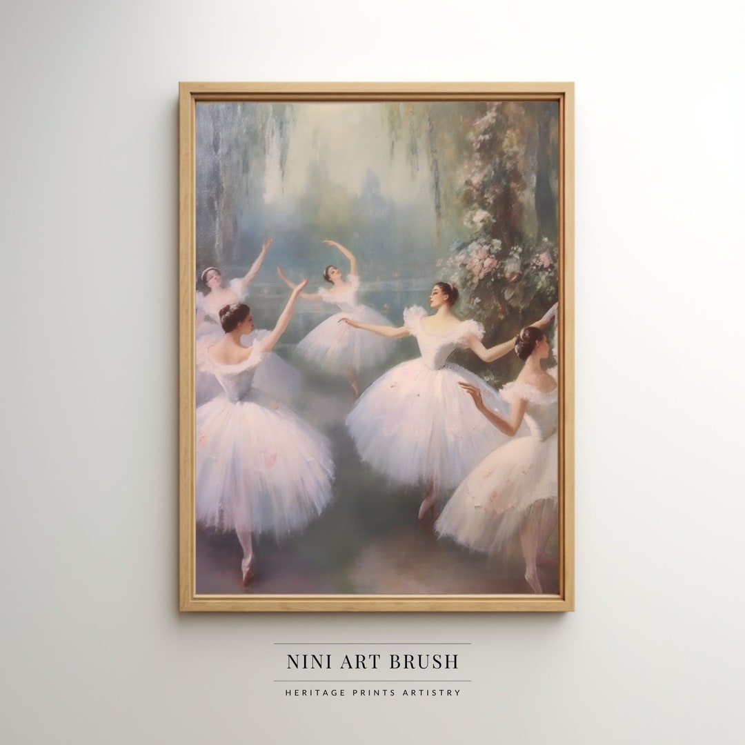 Ballet Print Coquette Room Decor Vintage Wall Art Coquette Wall Art ...