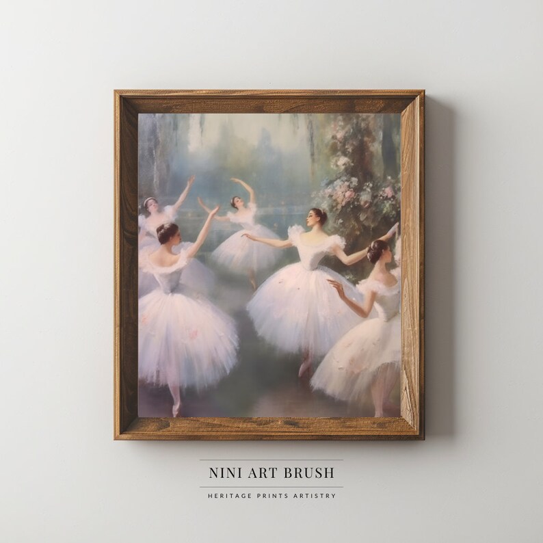 Ballet Print Coquette Room Decor Vintage Wall Art Coquette Wall Art ...