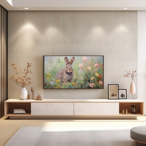 Spring Frame TV Art Easter Frame TV Art Easter Bunny Samsung Frame TV ...