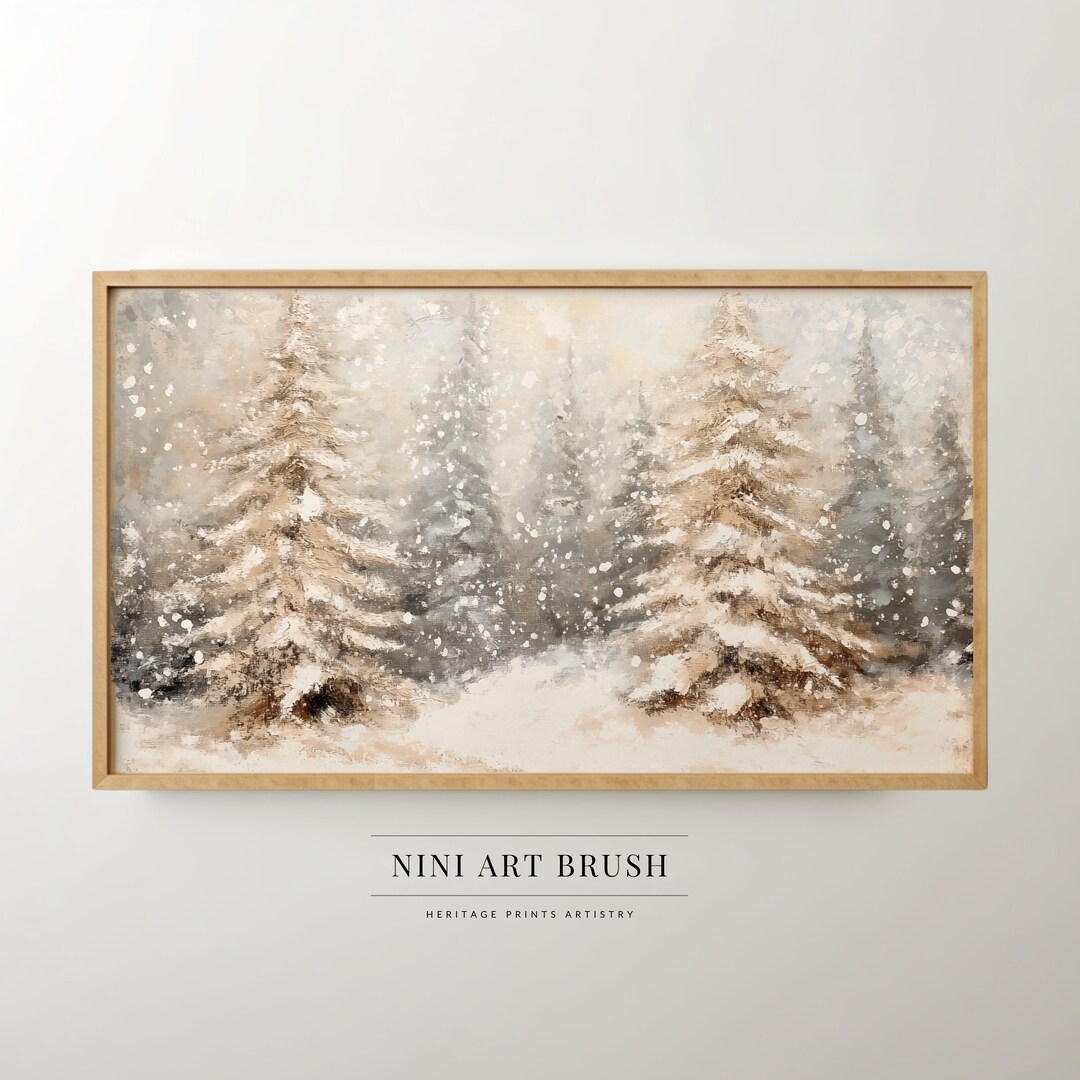 Winter Frame TV Art Christmas Frame TV Art Xmas Samsung Frame TV Art ...