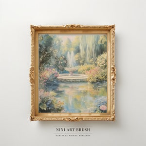 Flower Garden Print Princesscore Printable Wall Art Coquette Wall Art ...