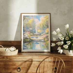 Princesscore Printable Wall Art Coquette Wall Art Flower Garden Print ...