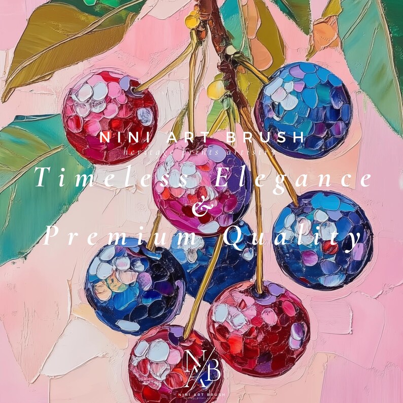 Retro Disco Cherry Print Disco Fruit Printable Wall Art Vintage Cherry ...
