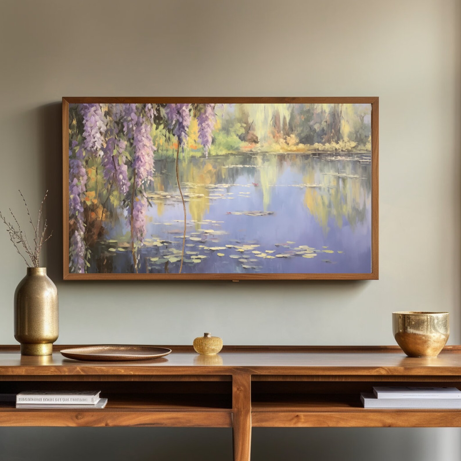 Monet Frame TV Art Vintage Spring Frame TV Art Floral Samsung Frame TV ...