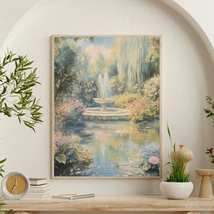 Flower Garden Print Princesscore Printable Wall Art Coquette Wall Art ...