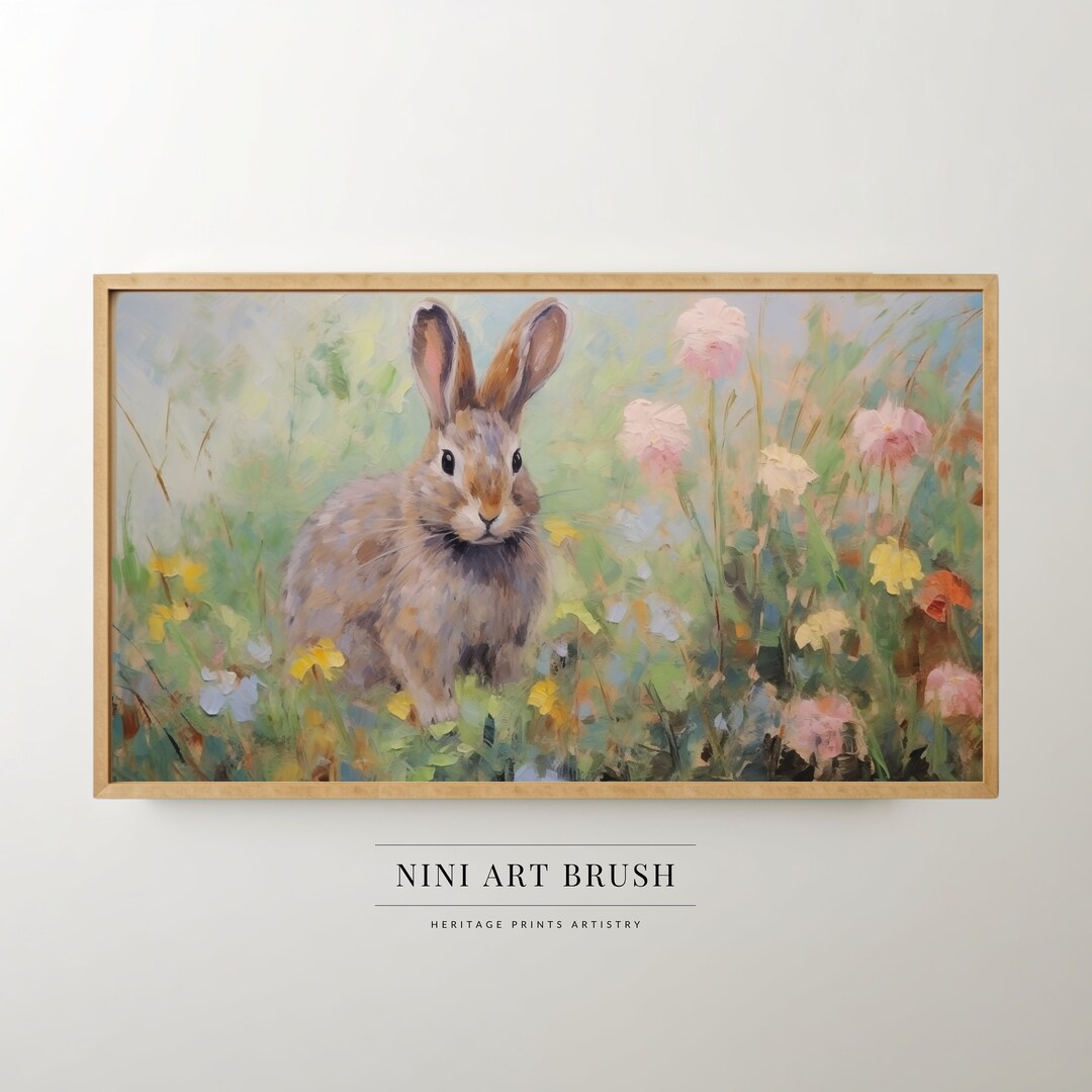 Spring Frame TV Art Easter Frame TV Art Easter Bunny Samsung Frame TV ...