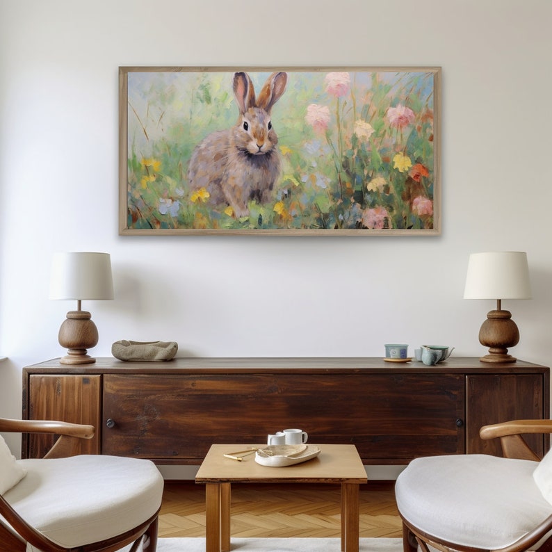 Spring Frame TV Art Easter Frame TV Art Easter Bunny Samsung Frame TV ...