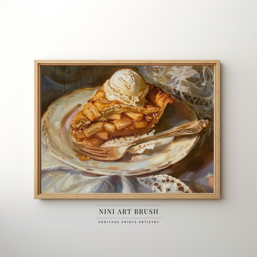 Apple Pie Printable Wall Art Fall Decor Fall Wall Art Autumn Wall Art ...