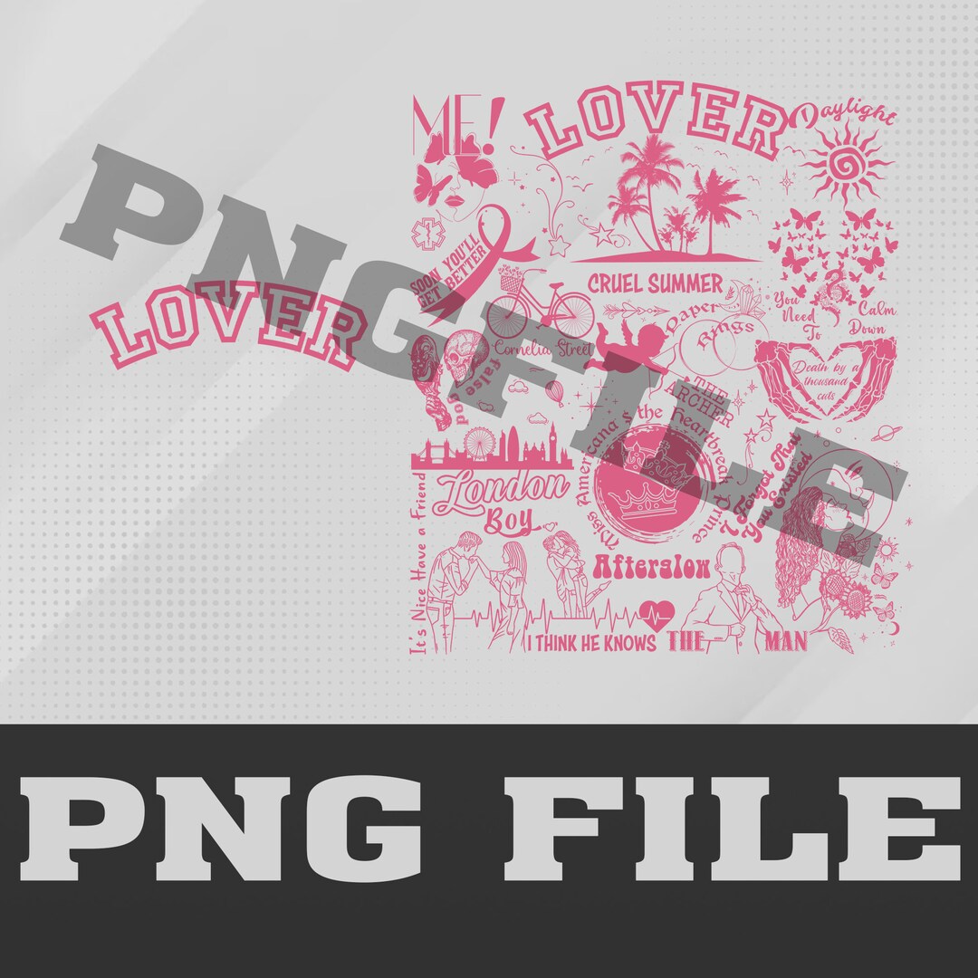 Lover Album Png, Lover Tracklist Png, TS Albums Tracklist Svg, Digital ...