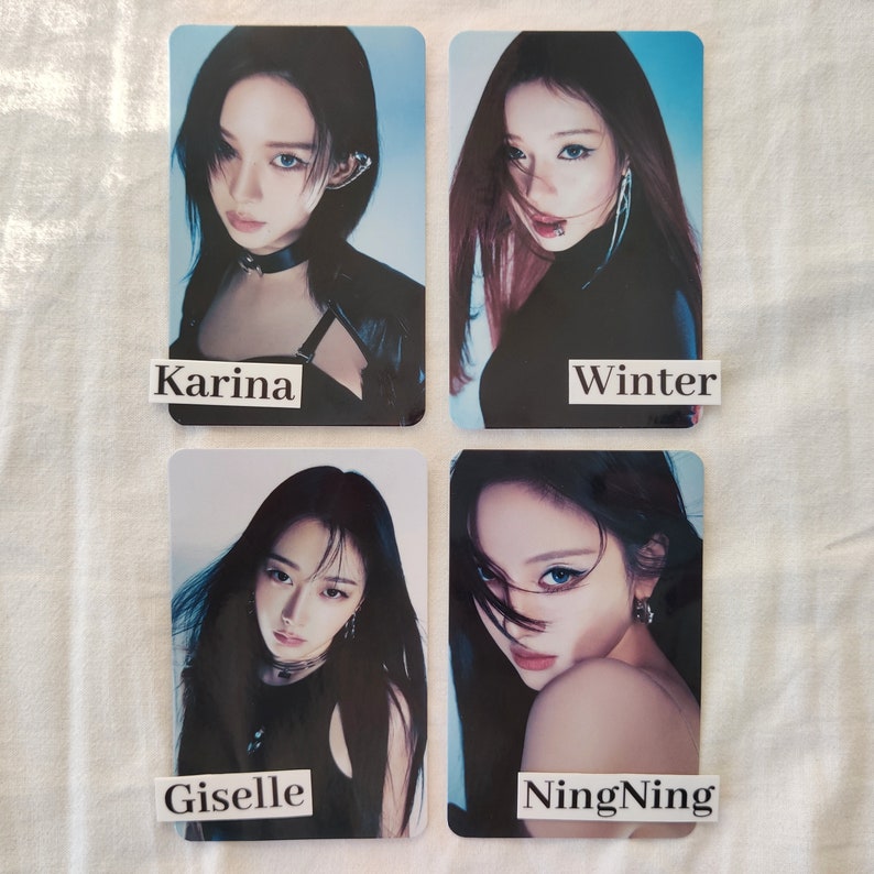 Aespa Photocard Set DRAMA Karina Winter Ningning Giselle Pc Kpop Gift ...