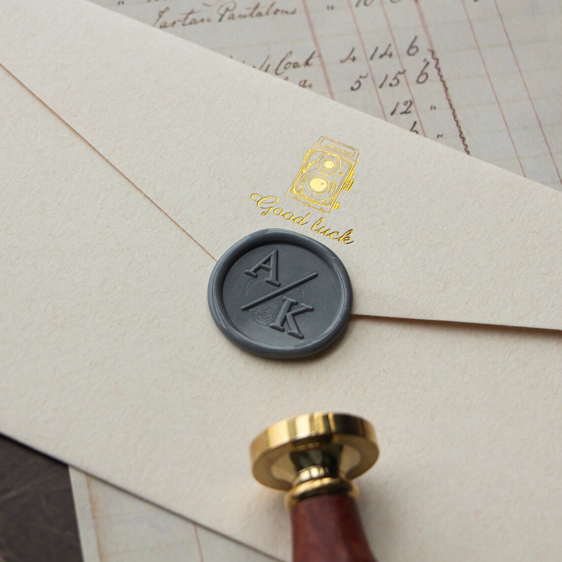 Custom Wax Seal Stickers, Any Logo ,personalized Handmade Wedding Wax ...