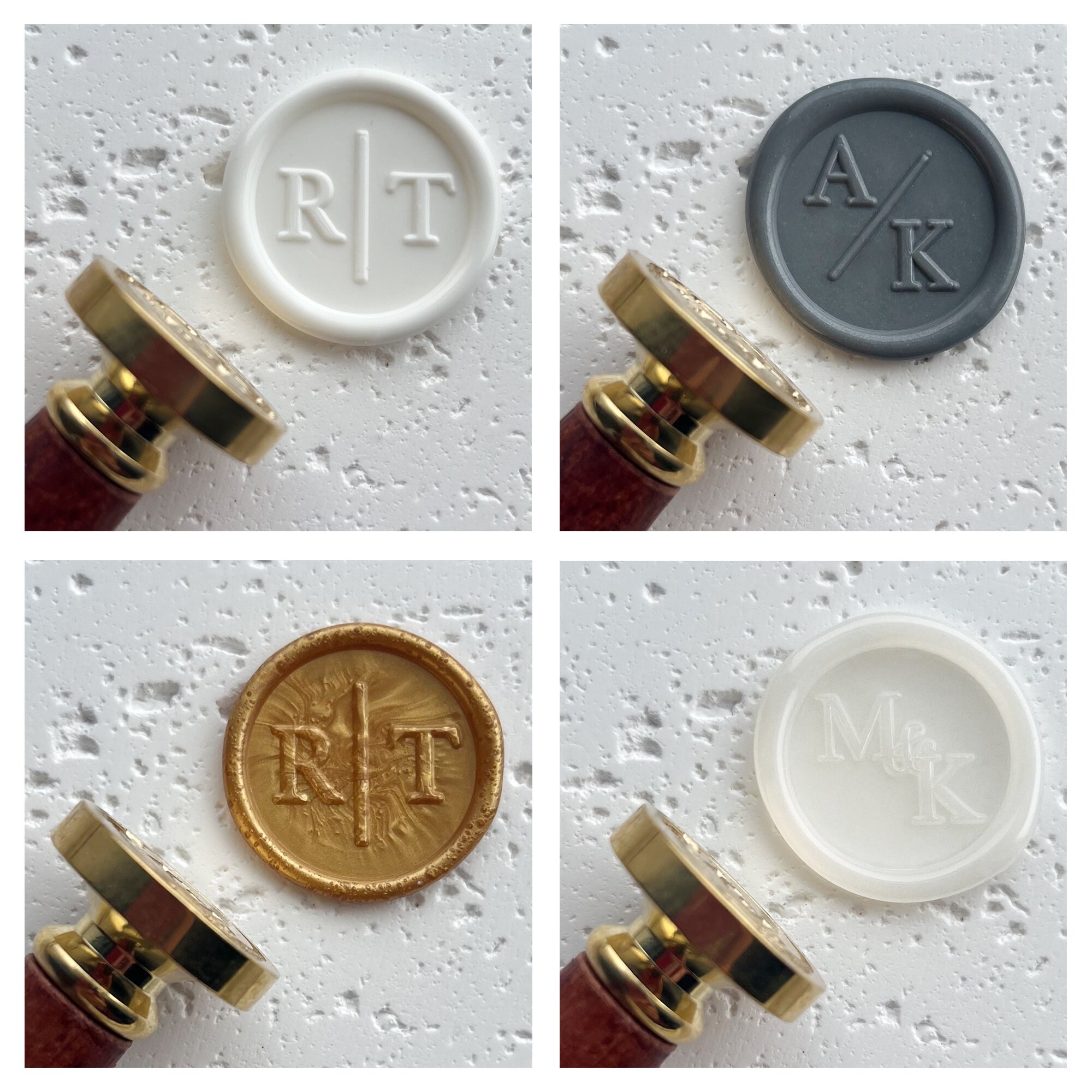 Custom Wax Seal Stickers, Any Logo ,personalized Handmade Wedding Wax ...