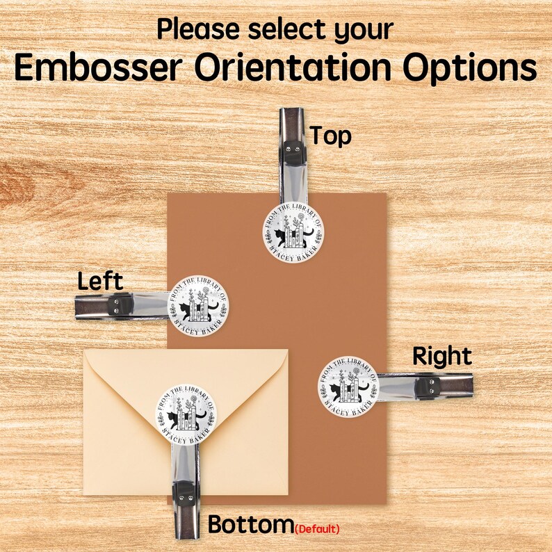 Book Embosser, Custom Book Embosser, Personalized Logo Embosser, Book ...
