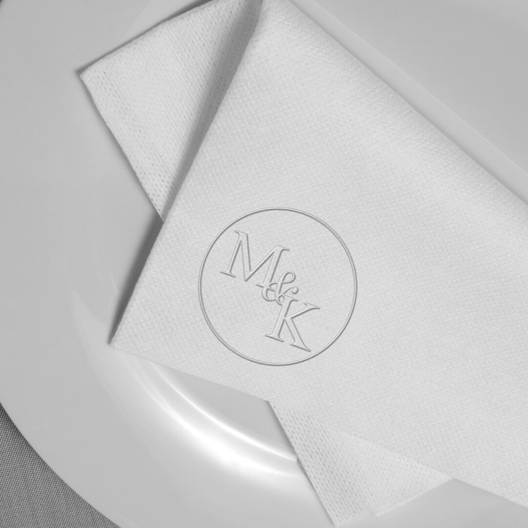 Wedding Initials Embosser｜custom Embosser｜napkin Embosser｜library ...