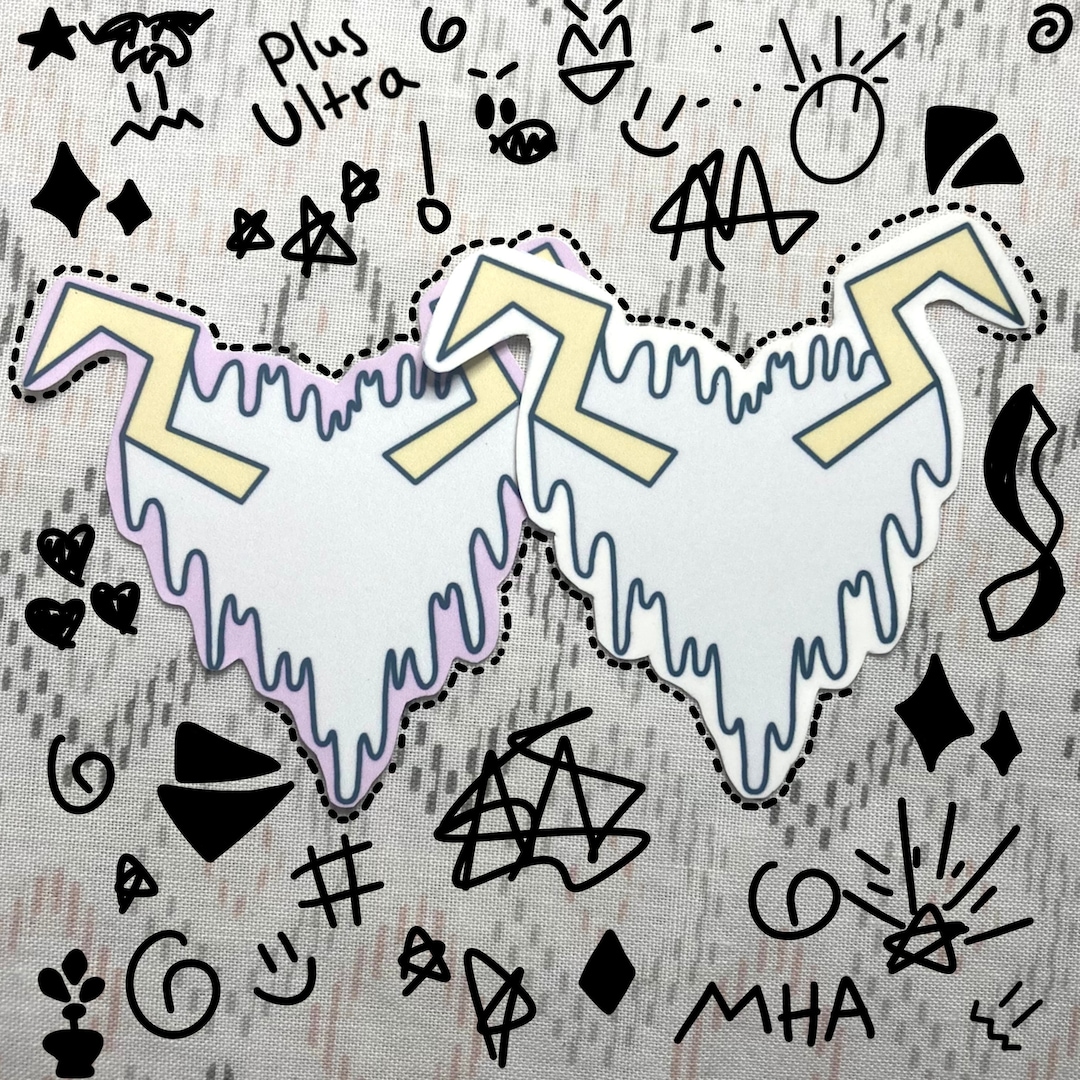 Mina Ashido Sticker //MHA// //pink and White Outline// Not Waterproof ...