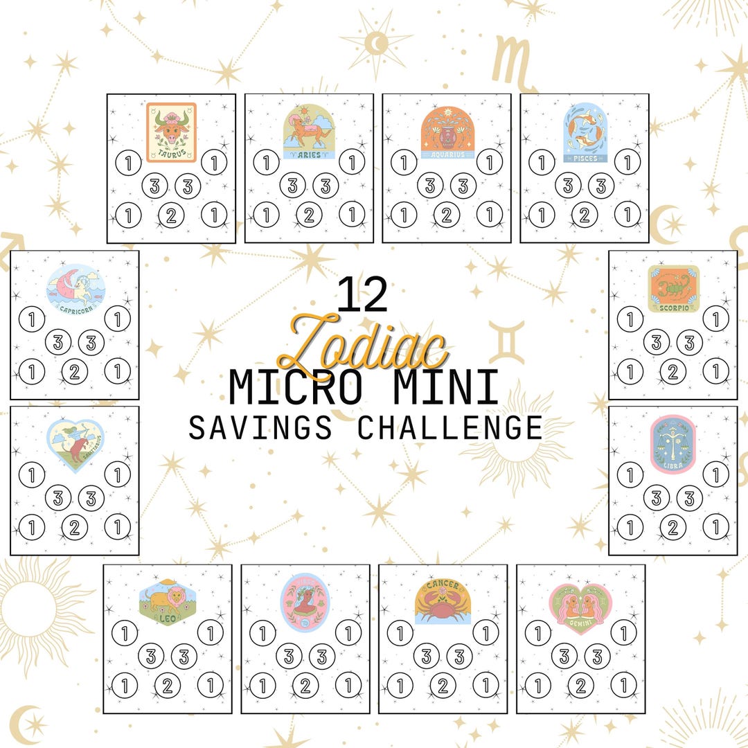 Low Income Savings Challenge Bundle A6 Money Savings Challenge ...