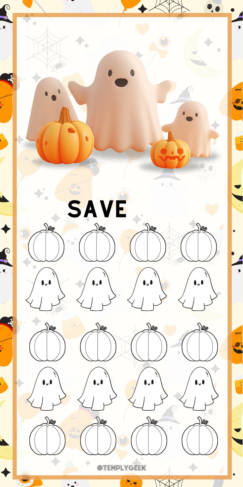 Halloween Savings Challenges Bundle | Printable for Cash Stuffing | A6 ...