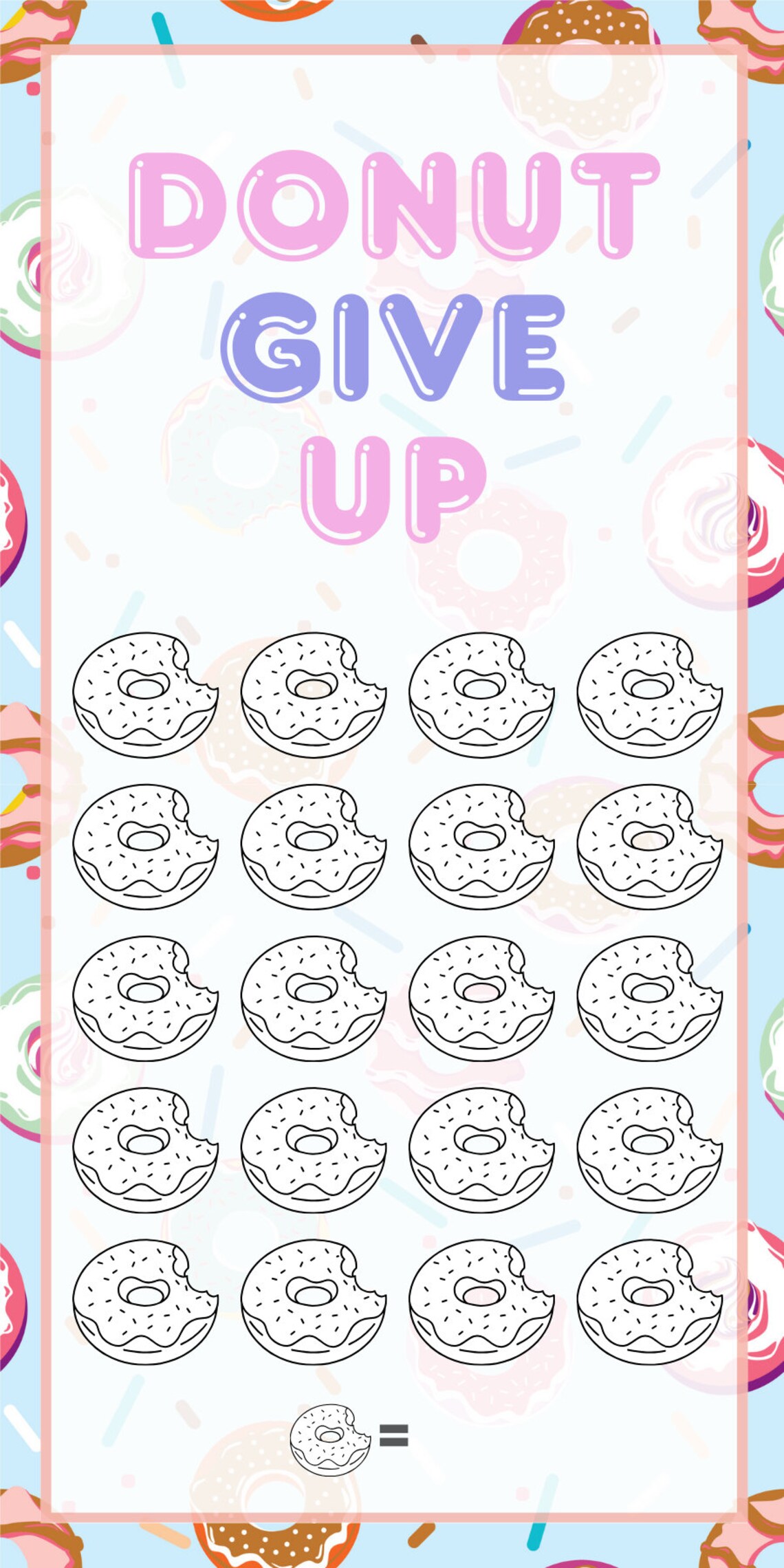 A6 Positive Kawaii Quotes Mini Savings Challenge, Money Savings ...