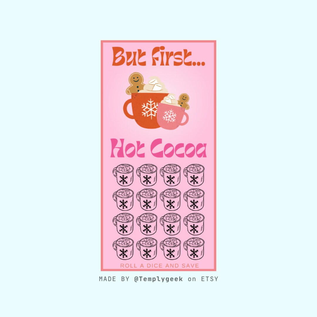 MINI SAVINGS CHALLENGE, but First Hot Cocoa Challenge, Winter Challenge ...