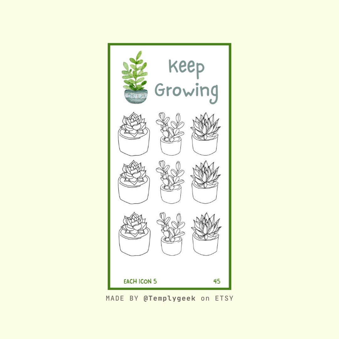 MINI SAVINGS CHALLENGE, Keep Growing Mini Savings Challenge, Succulent ...
