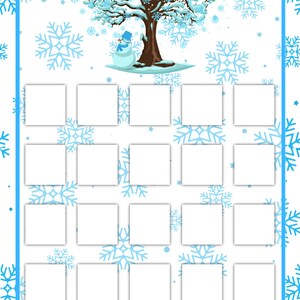Winter Savings Challenge Printable for Cash Stuffing | A6 | Seasonal ...