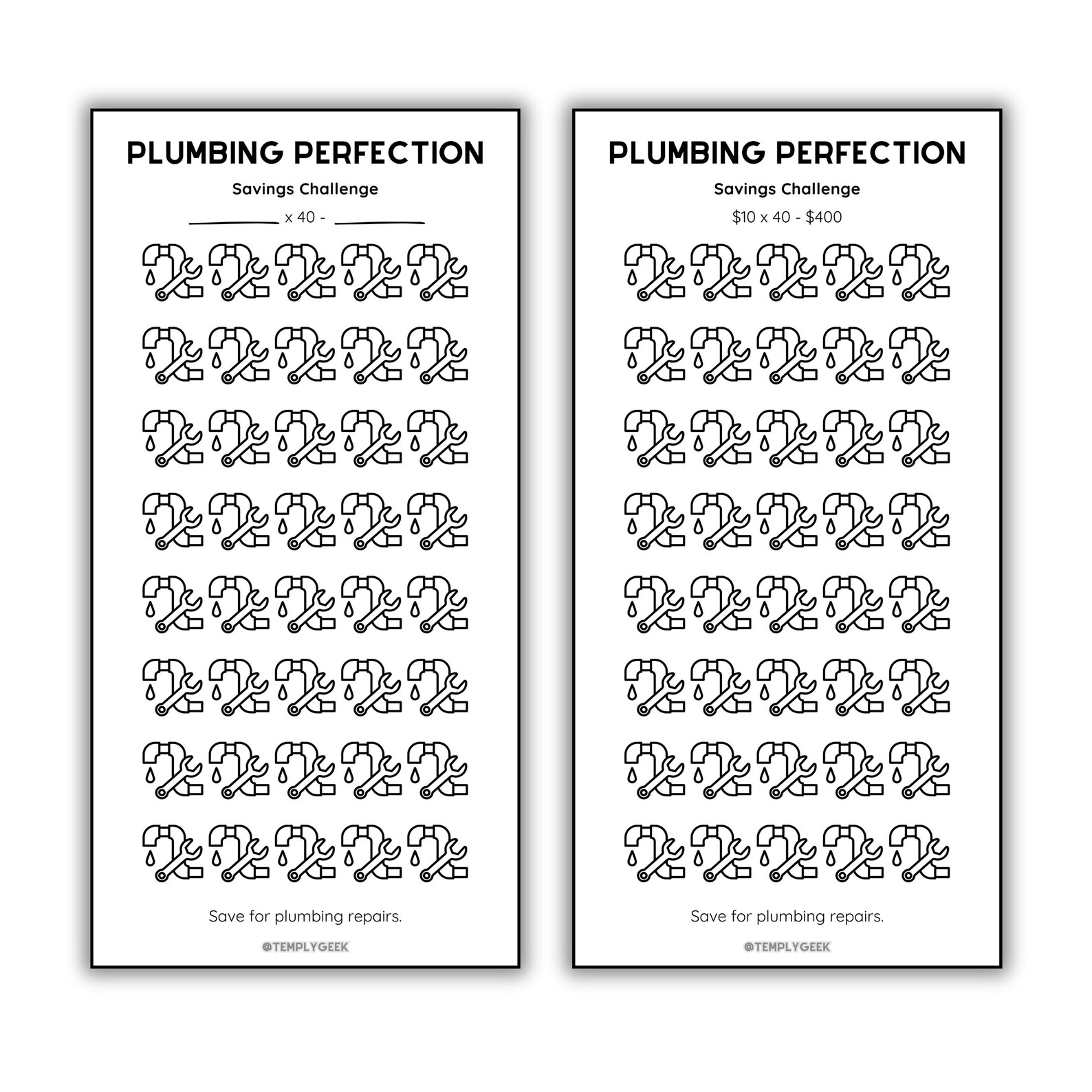 5 Emergency and Maintenance Funds Printable for Cash Stuffing | A6 ...