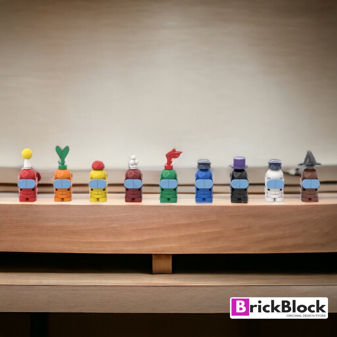 Among Us Funny Building Blocks Anime Best Gift - Etsy