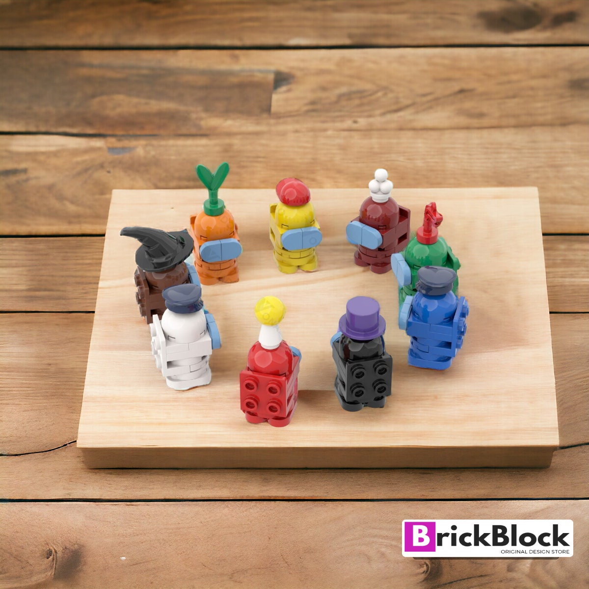 Among Us Funny Building Blocks Anime Best Gift - Etsy