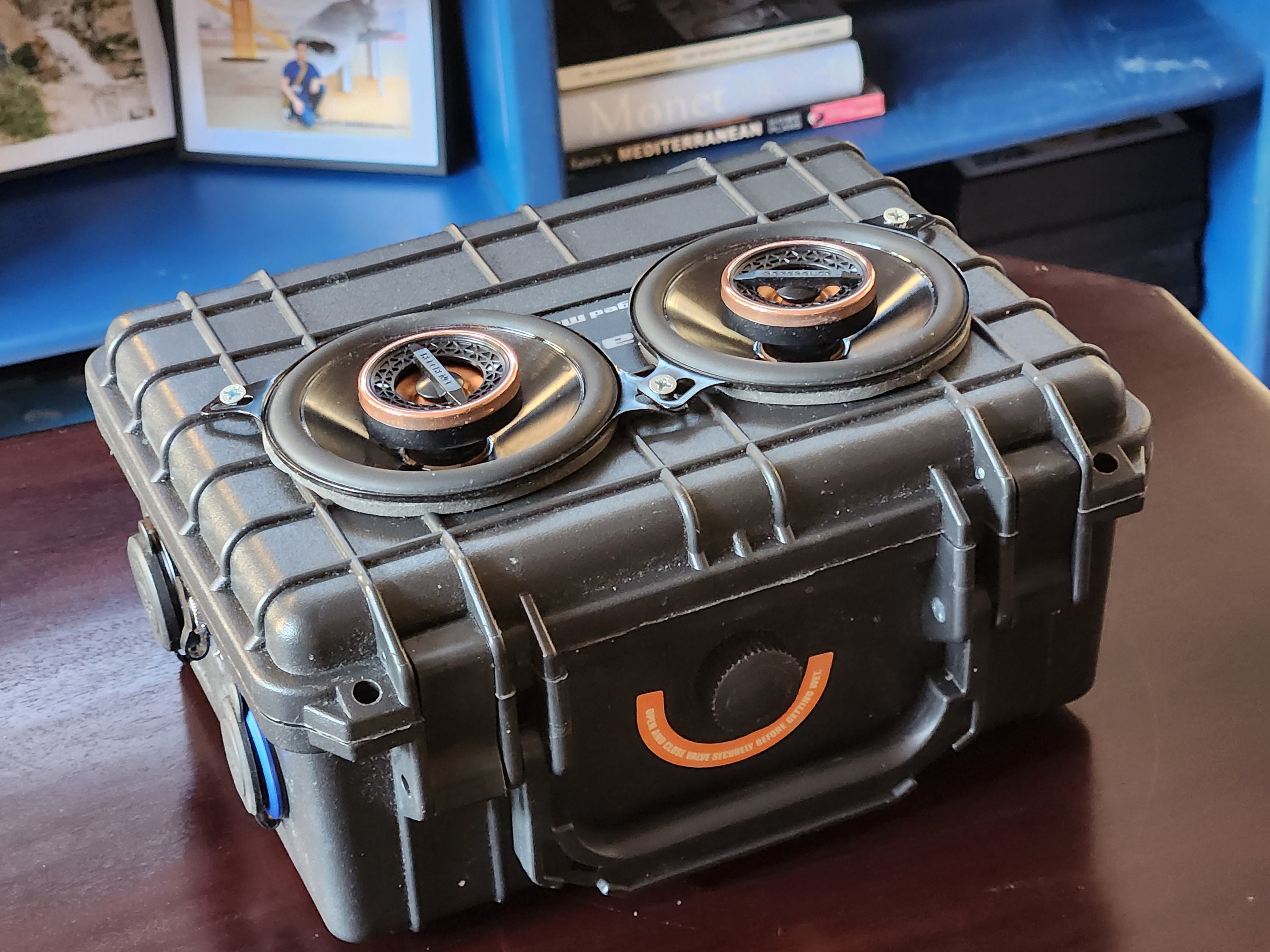 Waterproof Bluetooth Boombox: 60W Portable Speaker in Pelican Case - Etsy