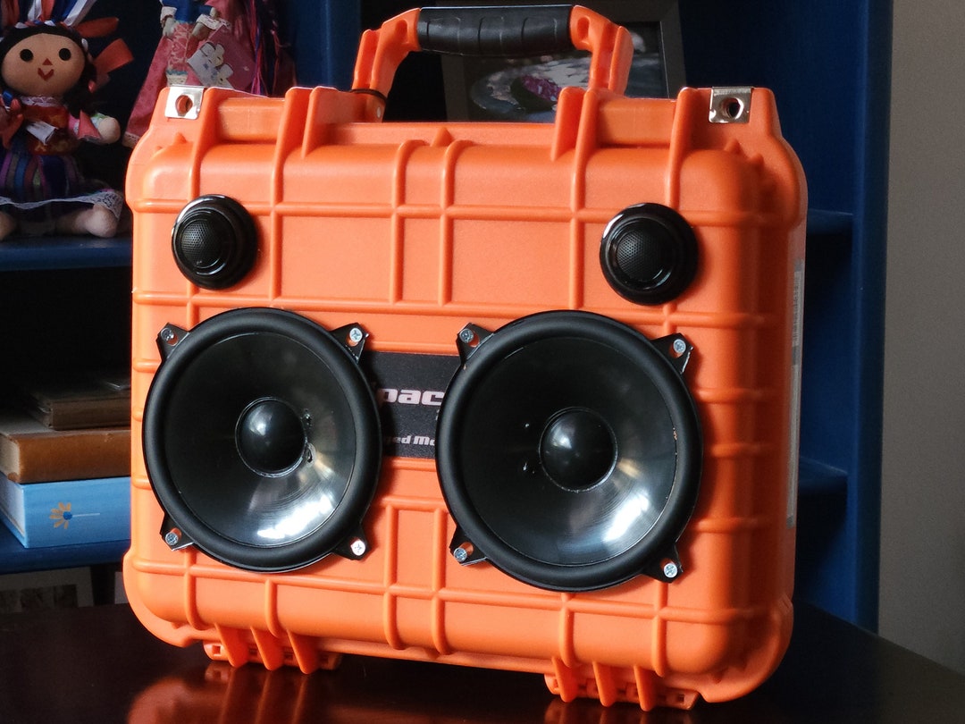 Waterproof Bluetooth Boombox Speaker: Pelican Style Case, 130 Watts - Etsy