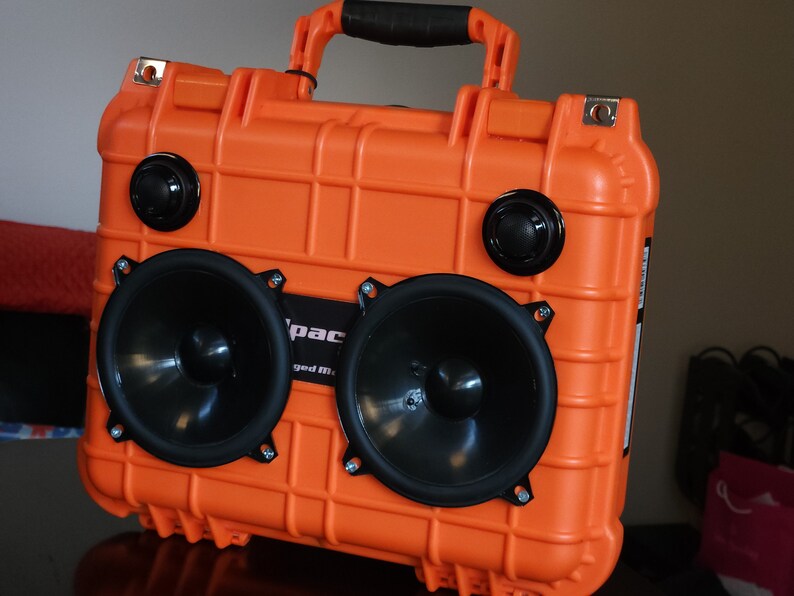 Waterproof Bluetooth Boombox Speaker: Pelican Style Case, 130 Watts - Etsy