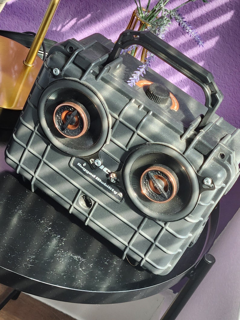 Waterproof Bluetooth Boombox: 60W Portable Speaker in Pelican Case - Etsy