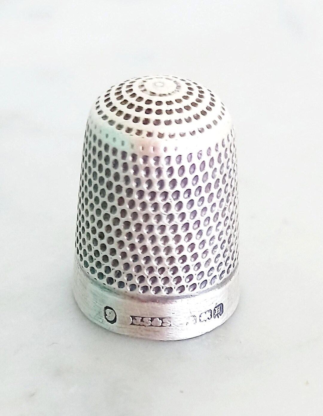 Thimble in Sterling Silver 925 by James Swann & Son Size N.9 Victorian ...