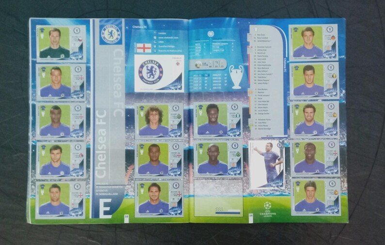Uefa Champions League Soccer 2012 2013 Panini Sticker Album Almost ...