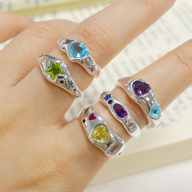 Chunky Rings - Etsy