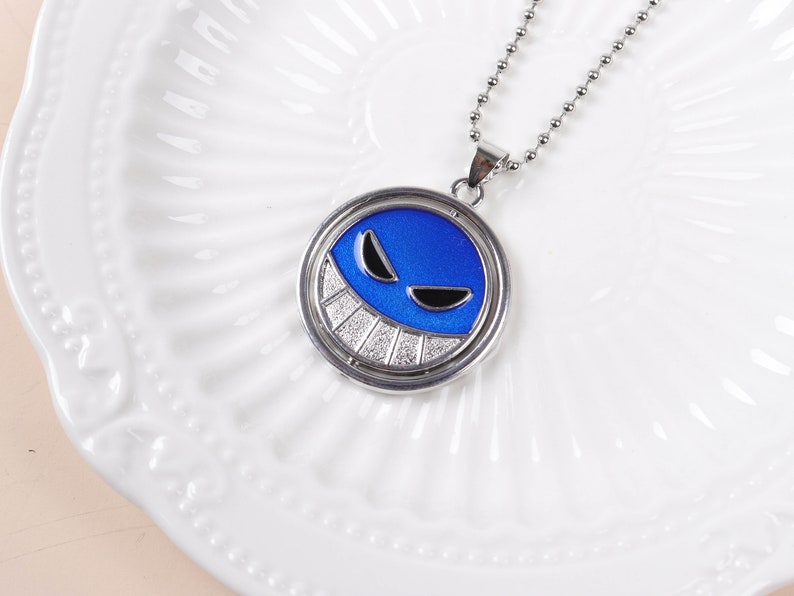 Anime Luffy Ace Swivel Necklace, One Piece Necklace, Reversible ...