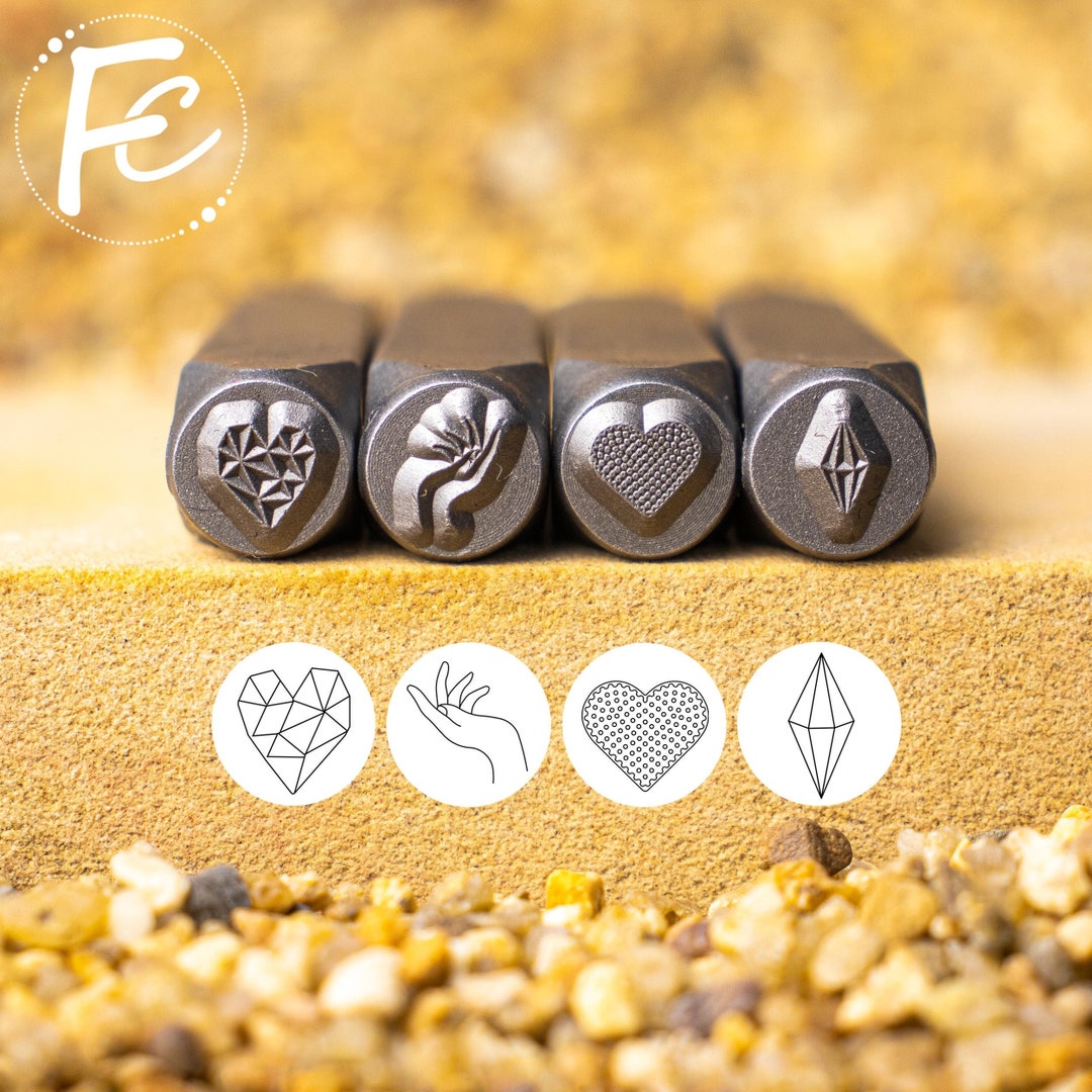 Heart Print Metal Stamp,hand Stamp,custom Metal Stamping,metal Punch ...