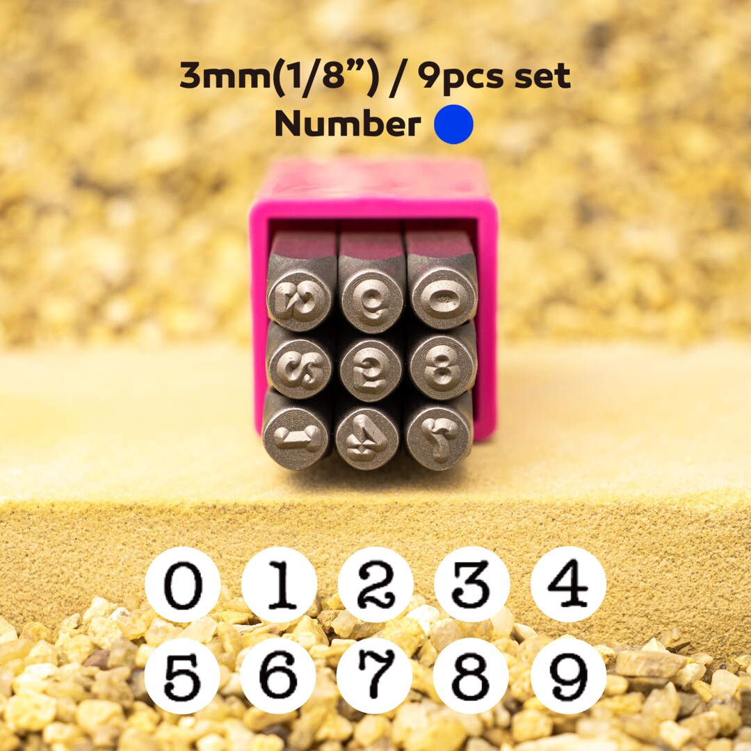 3mm Number Metal Stamp,metal Stamping and Jewelry Tool,fancy Number ...